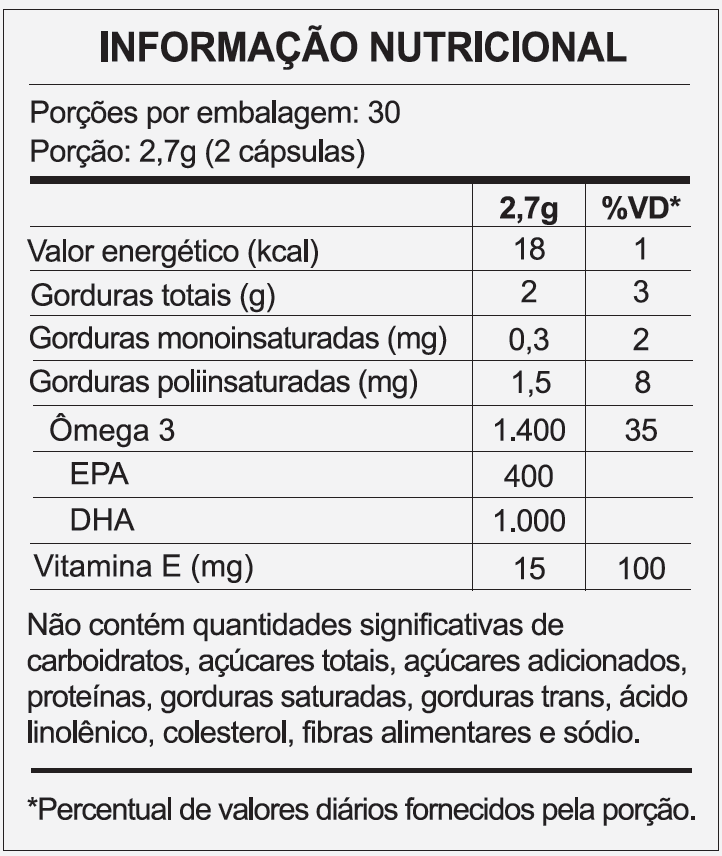 Ômega 3 (MEG-3) Super DHA - 60 Cápsulas- Meissen - Loja Mogami Brasil
